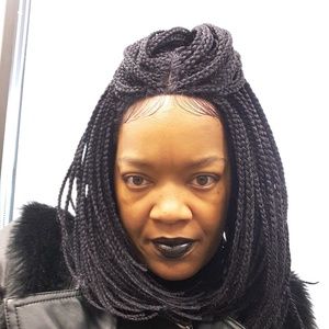 Other | Box Braided Lacefront Bob Wig | Poshmark